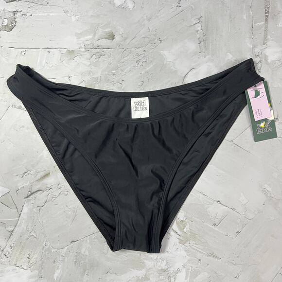 wild fable | Swim | New Wild Fable Bikini Bottoms Size L Black Low Rise ...